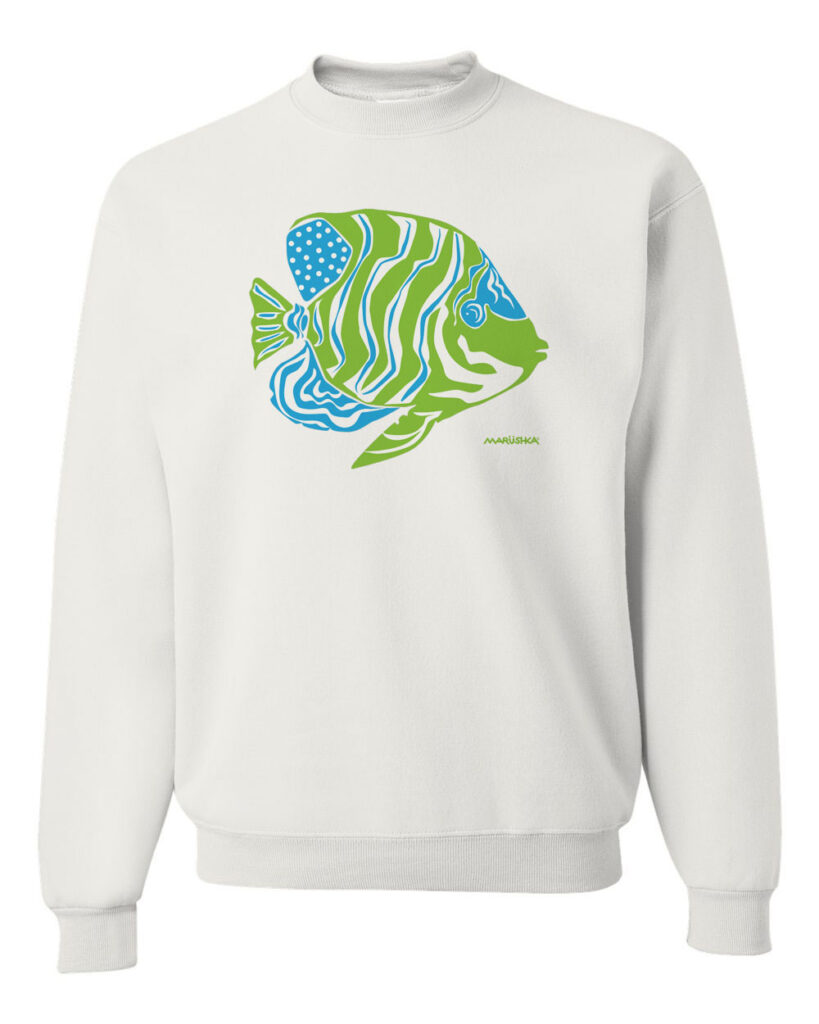 Crewneck Sweatshirt Angel Fish – Marushka